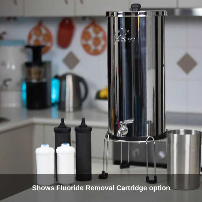 Filteroo® Superoo 16L Stainless Steel Gravity Water Filter - Living Whole